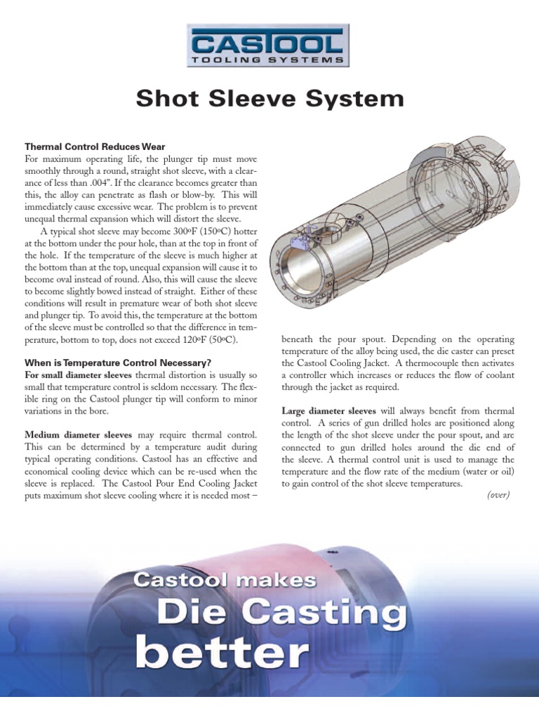 Die Casting Shot Sleeve System | PDF | Lubricant | Casting (Metalworking)
