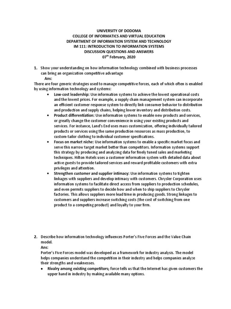 Question and Answers | PDF | Relational Database | Databases