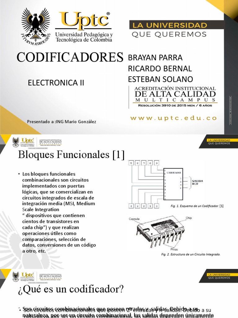 Exposicion Codificadores | PDF | Decimal codificado en binario ...
