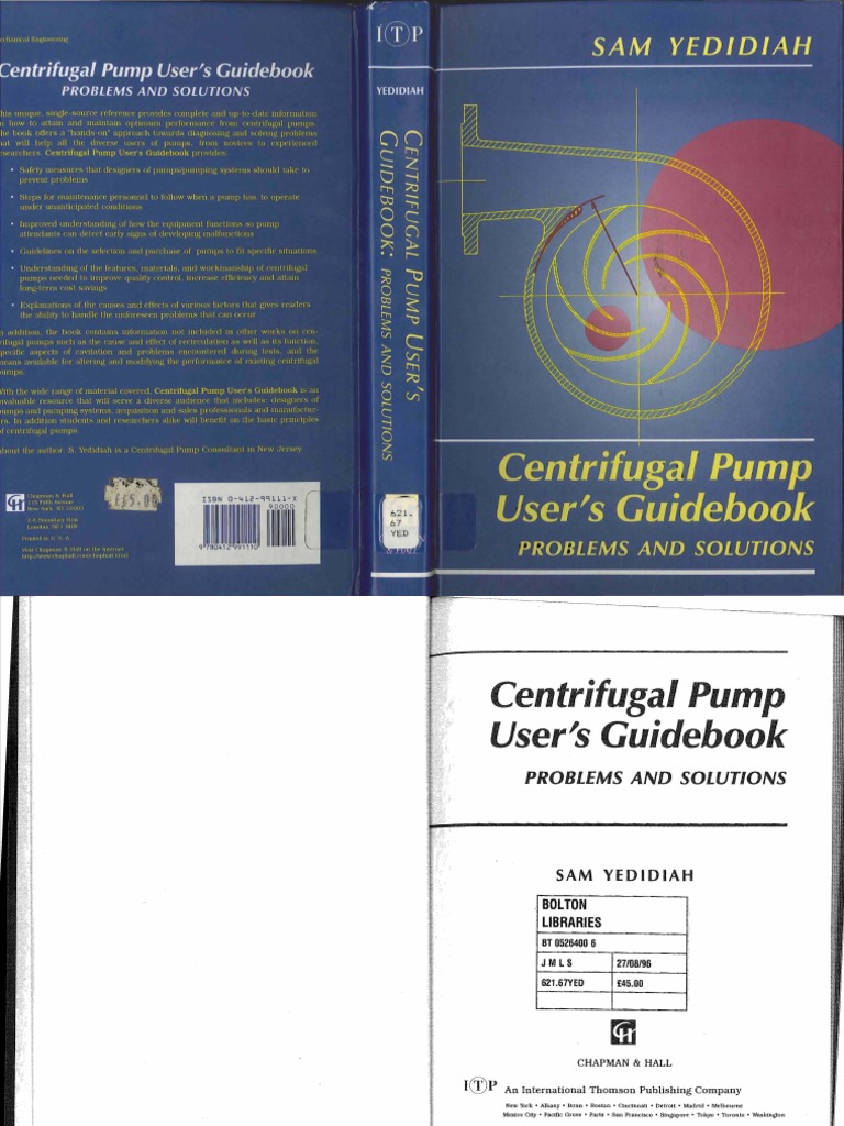 Centrifugal Pump Users Guide Book - Yedidiah | PDF | Pump | Energy Technology