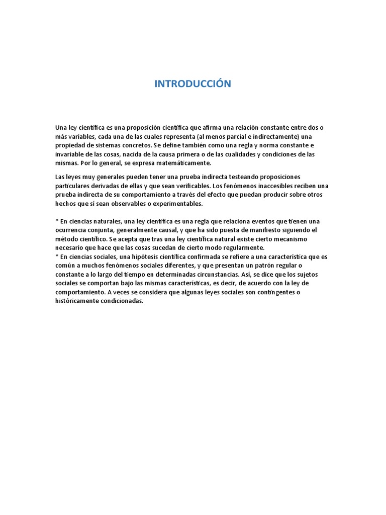 Descripción general de la ley científica: sus características, tipos y ...