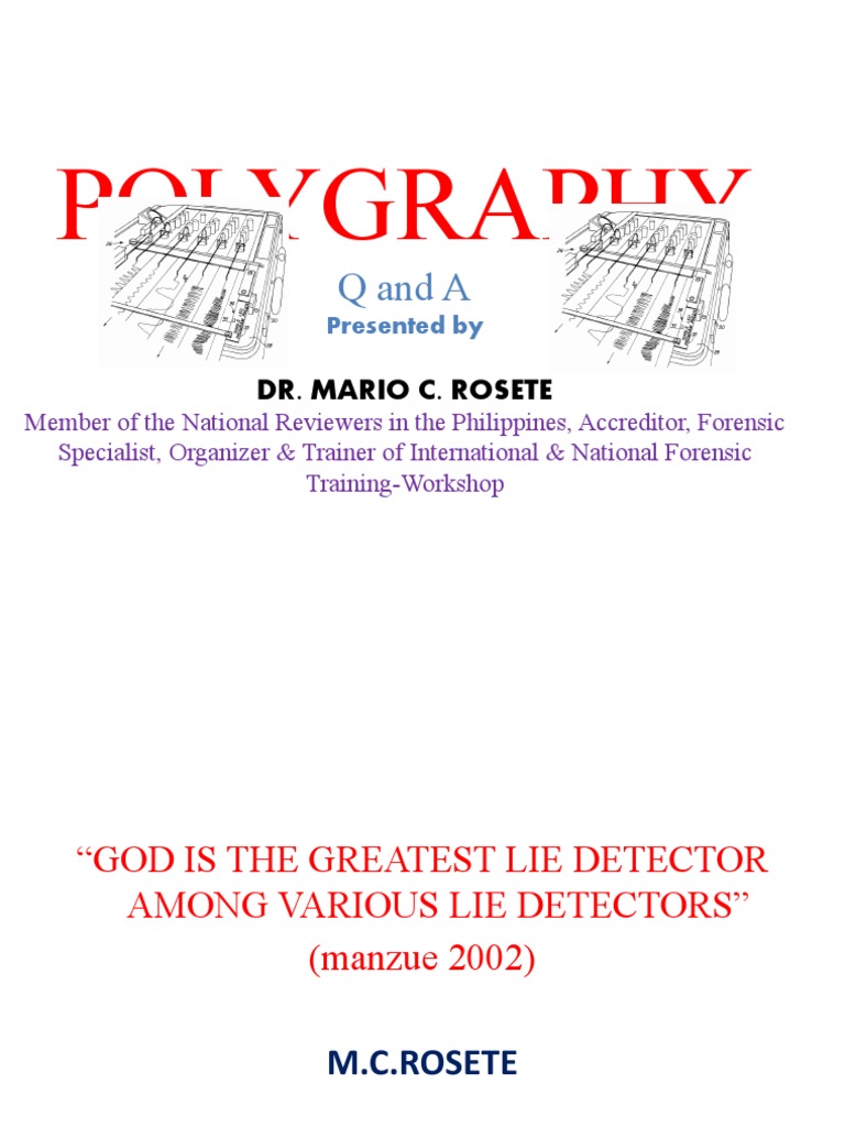 Final Coaching Q and A Polygraphy | PDF | Polygraph | Question