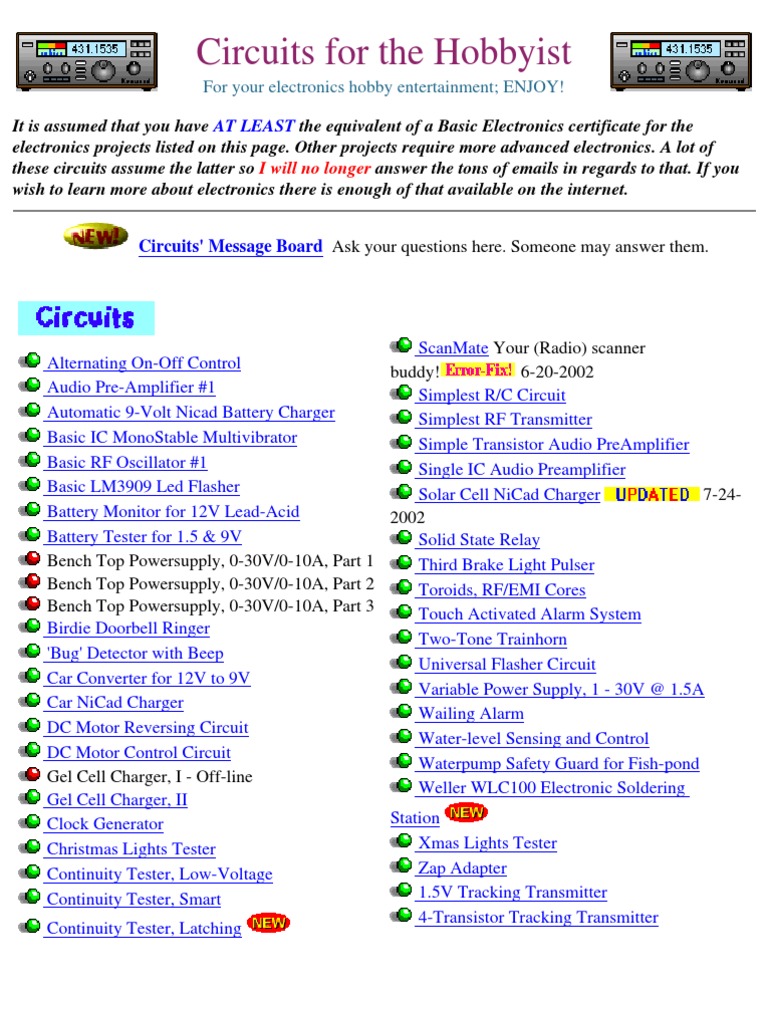 Mini Electonic Projects | PDF | Science & Mathematics | Computers