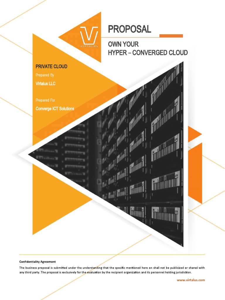 Proposal: Own Your Hyper Converged Cloud | PDF | Cloud Computing | Invoice
