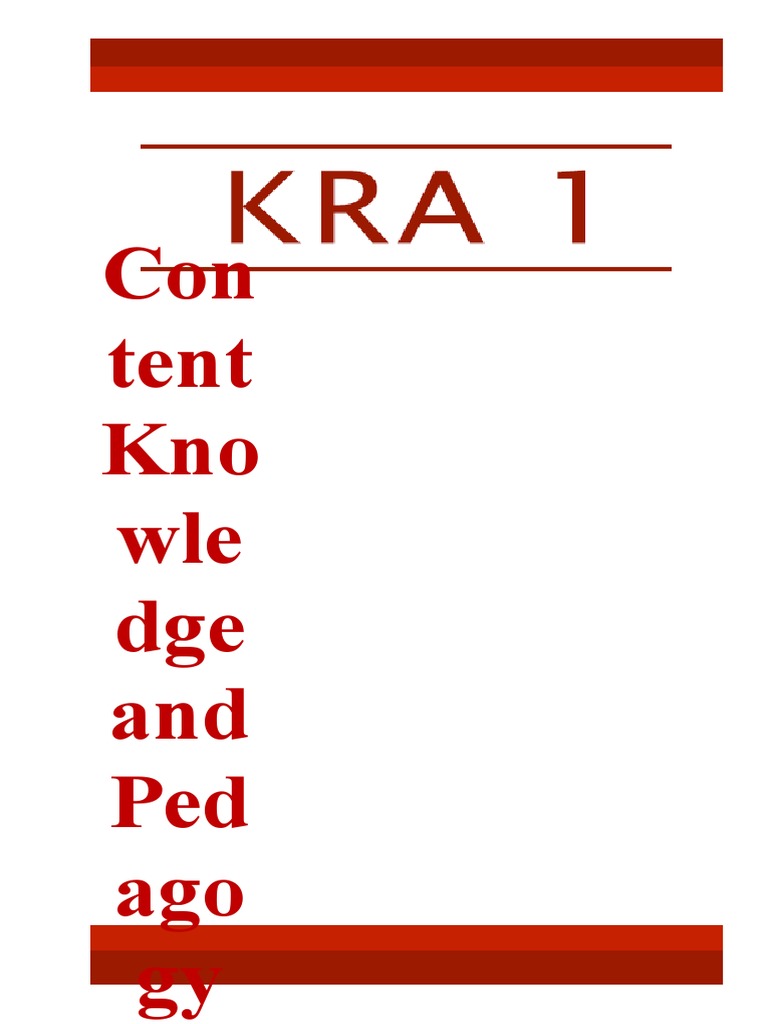 Applying Content Knowledge and Pedagogy: A Compilation of Evidence of ...