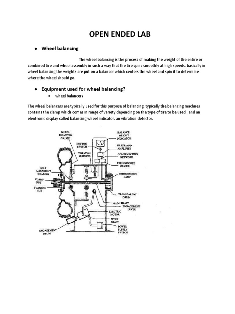 Open Ended Lab | PDF | Steering | Automotive Technologies