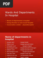 Directions to Hospital Departments | PDF | Surgery | Clinical Medicine