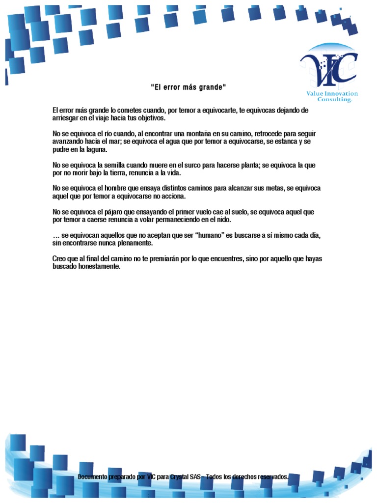 El Valor de Arriesgarse para Crecer | PDF | Hogar, jardinería y ...