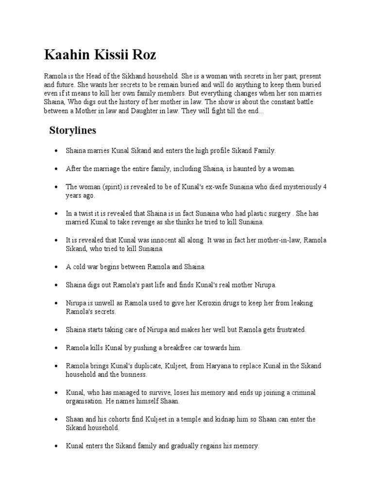 Kaahin Kissii Roz | PDF