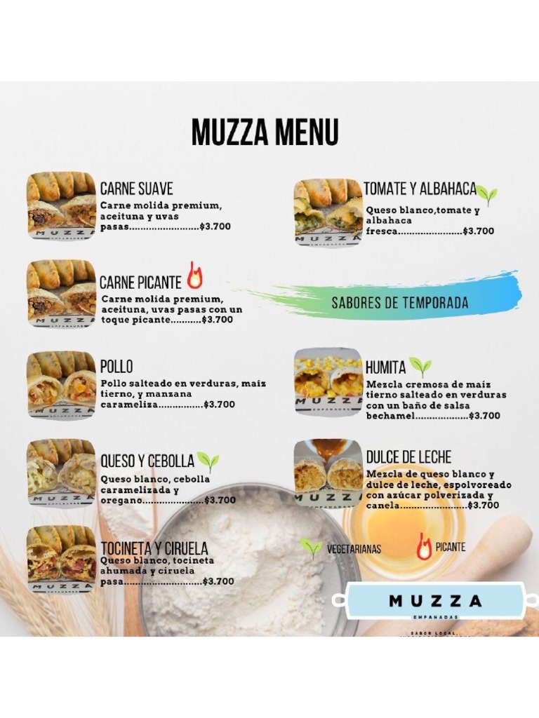 Muzza Menú | PDF
