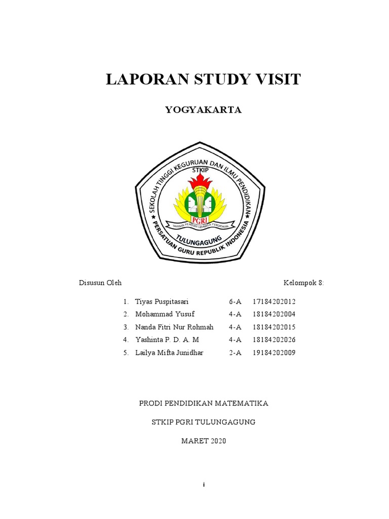 Laporan Study Visit | PDF
