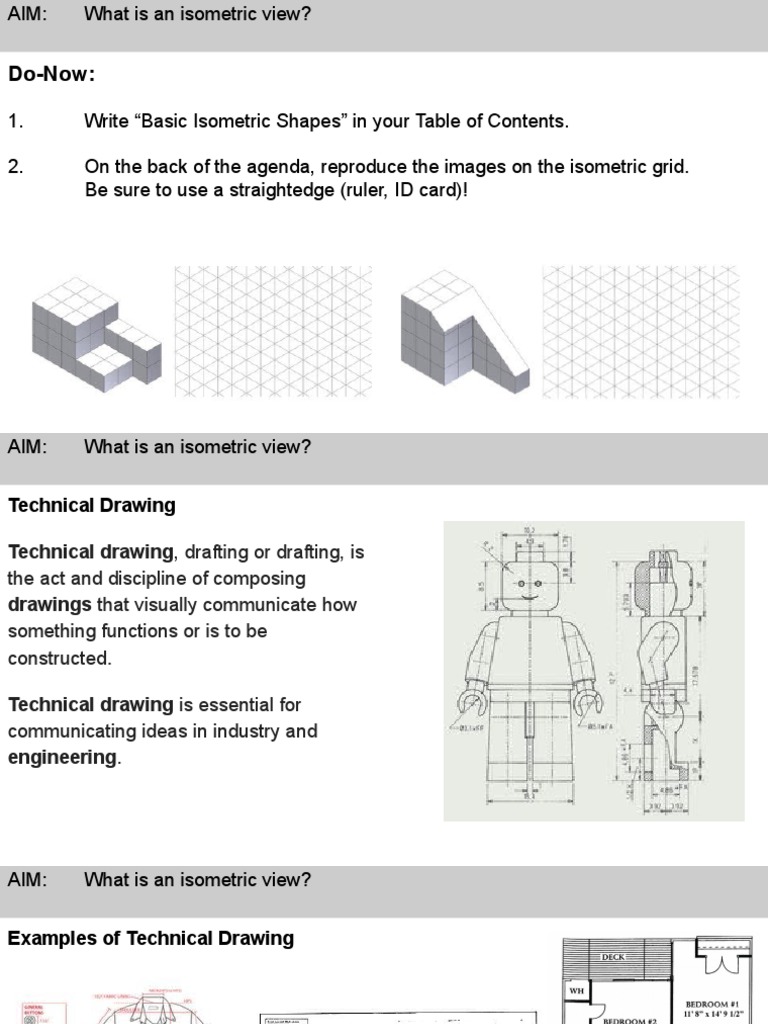 Isometric Drawing Examples