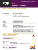 PPC Msds - Cement 1 | PDF | Cement | Waste