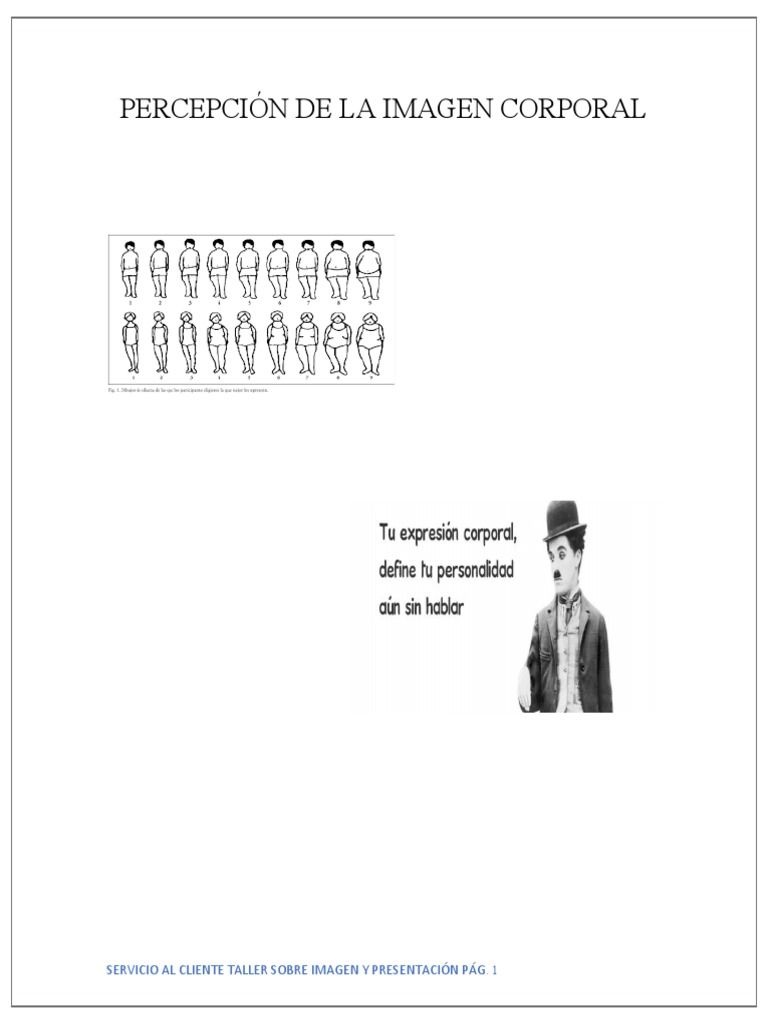 Percepción de La Imagen Corporal | PDF | Sistema nervioso | Epistemología