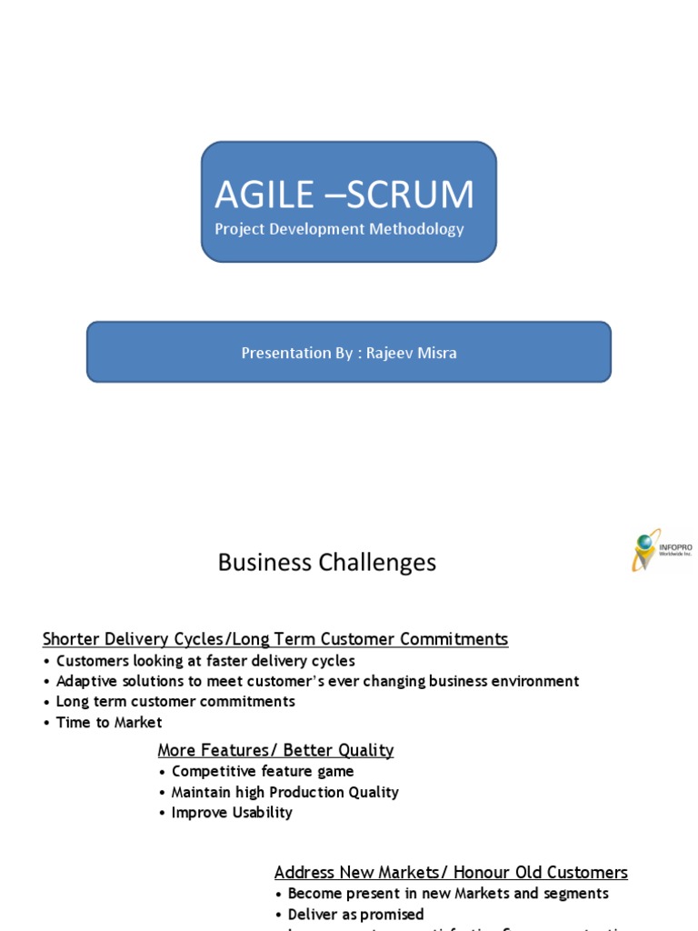 Agile - Scrum: Project Development Methodology | PDF | Scrum (Software Development) | Computing