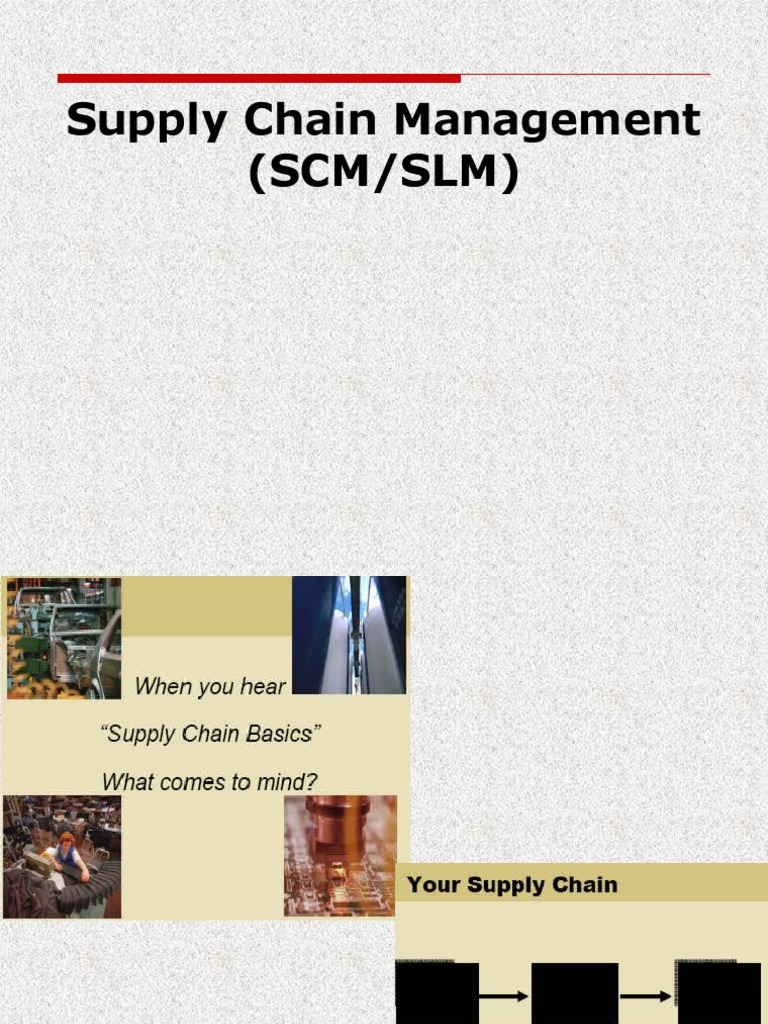 Understanding Supply Chain Management | PDF | Supply Chain Management ...