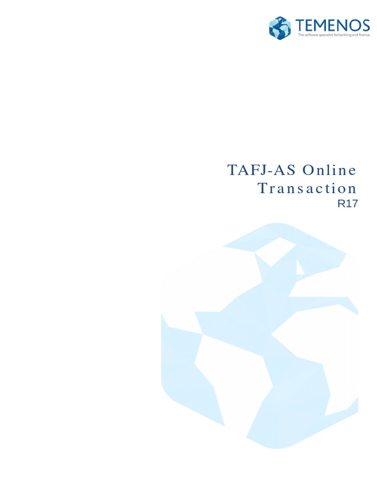 TAFJ-AS Online Transaction | PDF | Enterprise Java Beans | Systems Architecture