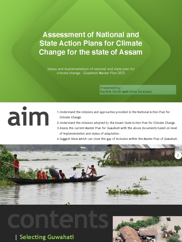 Assessment Of National And State Action Plans For Climate Change For