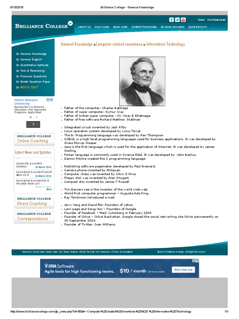 Computer Related Inventions | PDF | Computer Programming | Computer Science