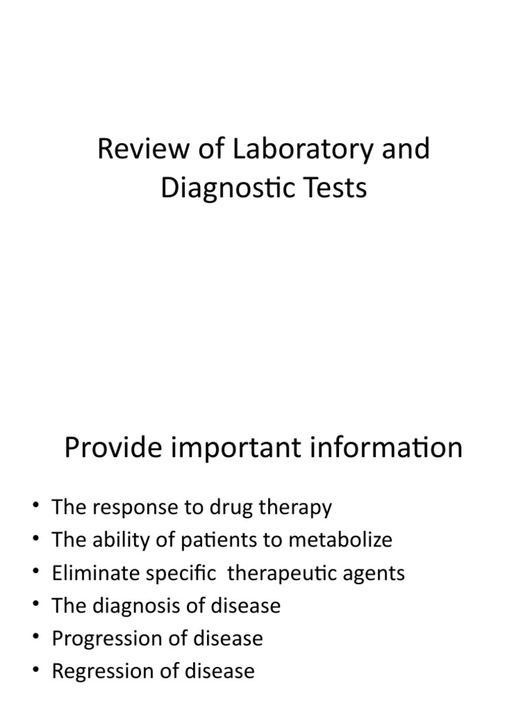 Review of Laboratory | PDF | Renal Function | White Blood Cell