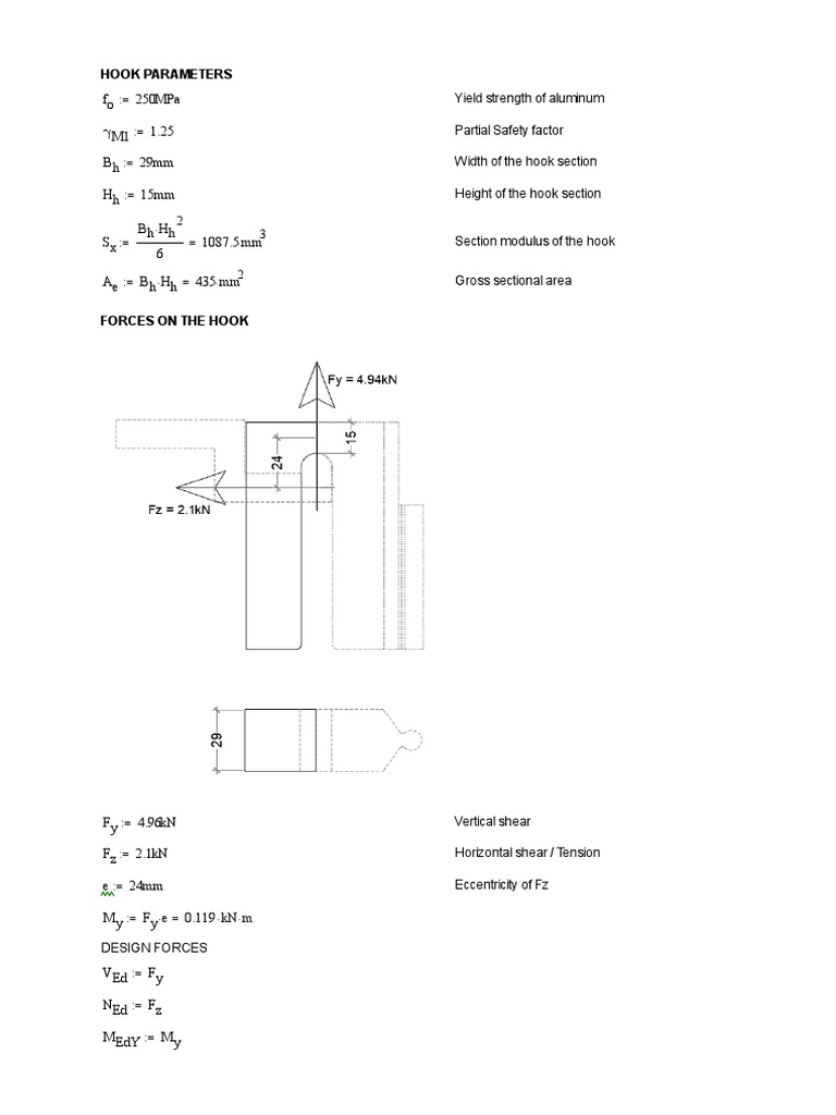 Hook Design and Safety Checks | PDF