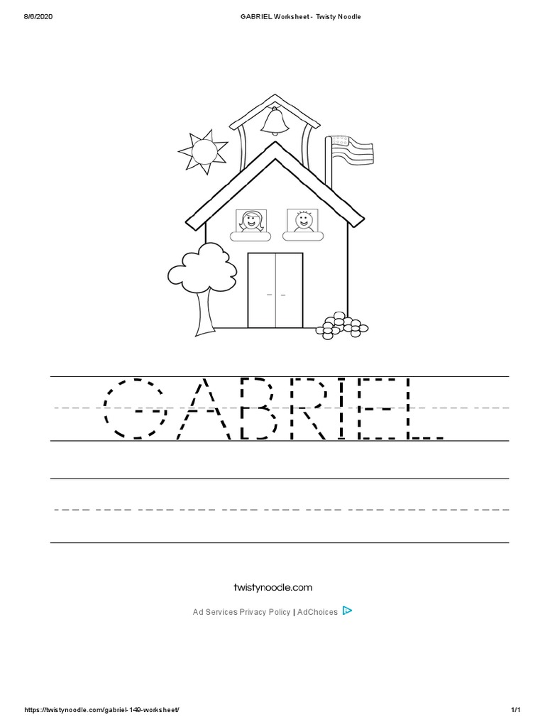 GABRIEL Worksheet | PDF