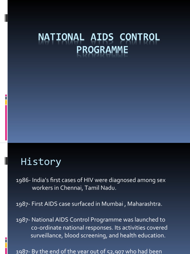 C11 P07 National Aids Control Programme | PDF | Hiv/Aids | Sexually ...