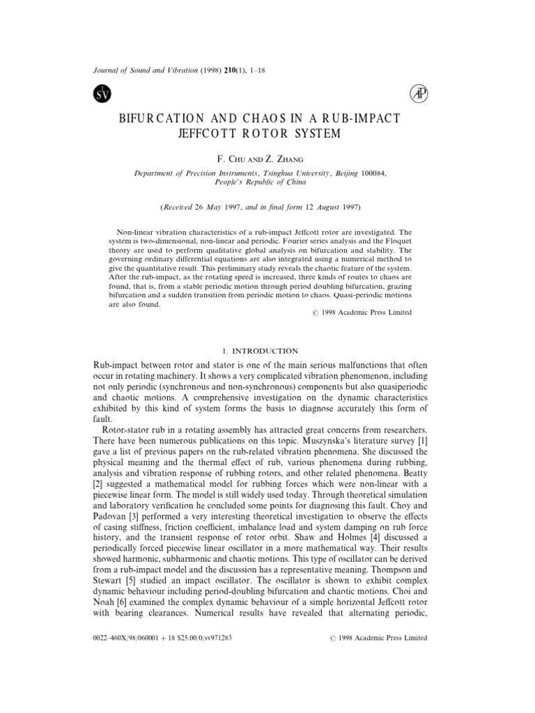 Chaos Bifurcation Rub | PDF | Chaos Theory | Stability Theory Chaos Bifurcation Rub | PDF | Chaos Theory | Stability Theory