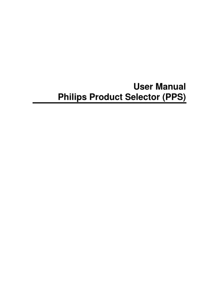 User Manual PPS | PDF | File Format | Databases