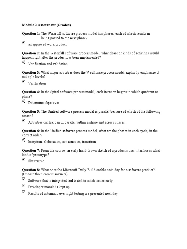 Module 2 Assessment-Quiz | PDF