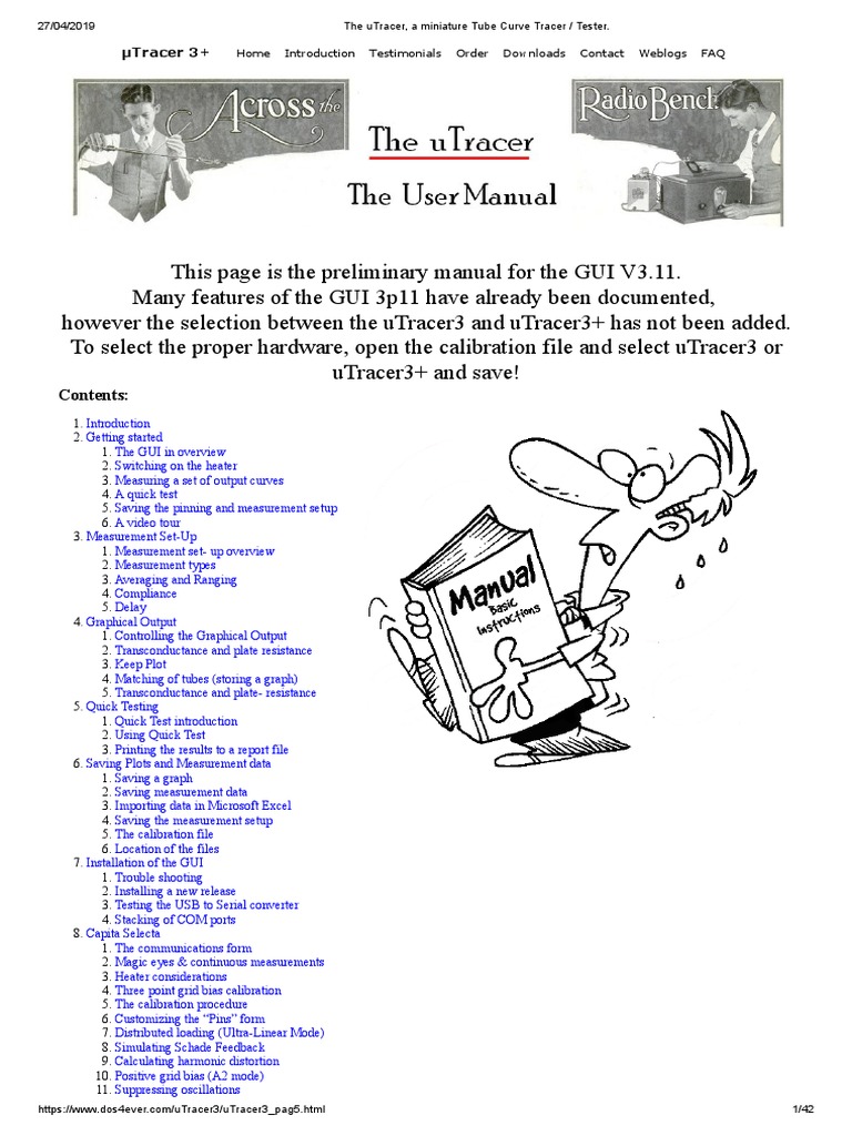 Utracer User Manual | PDF | Vacuum Tube | Rectifier