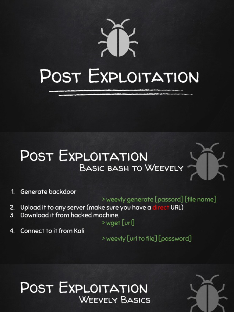 085 Post-Exploitation PDF | PDF