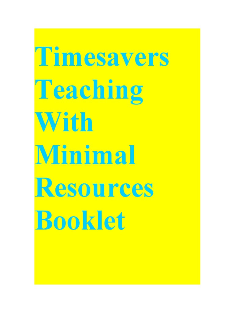 Timesavers-Resources For Teachers | PDF | English As A Second Or ...