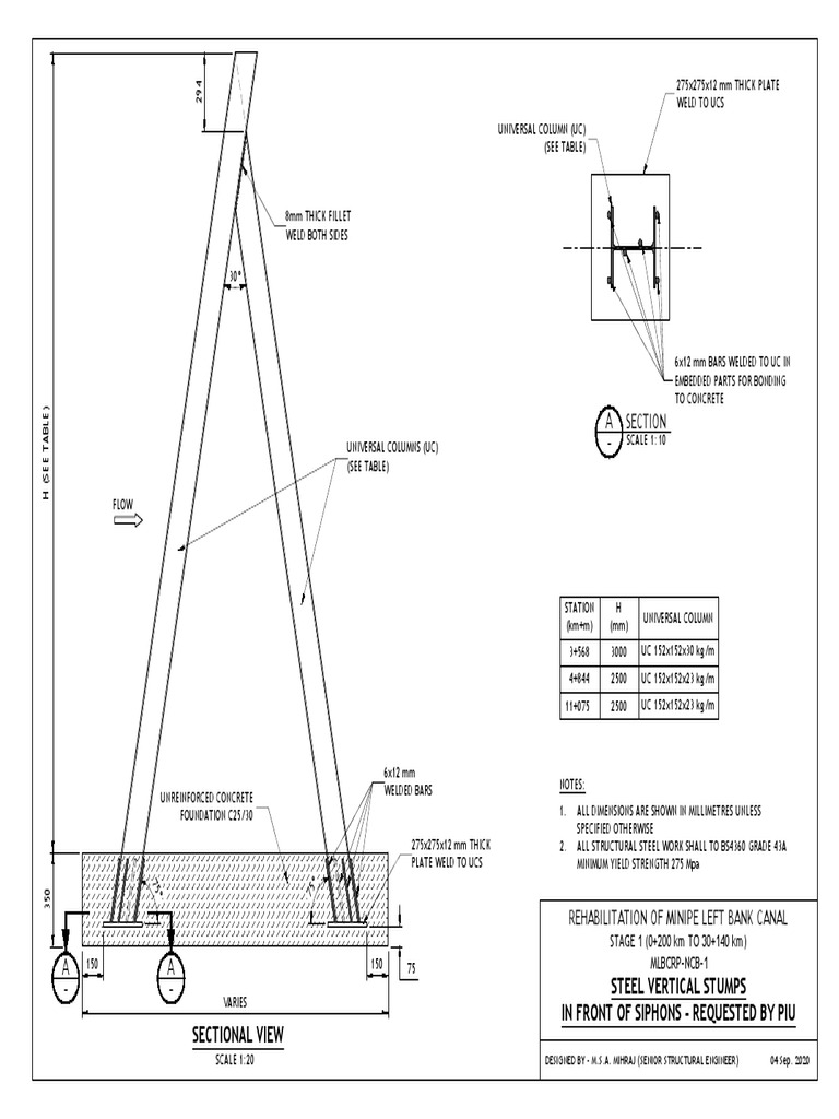 Steel Vertical Stumps in Front of Siphons-01 | Download Free PDF ...