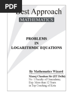 Logarithmic Formulas Sheet | PDF | Teaching Methods & Materials