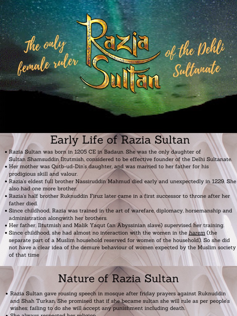 Razia Sultan - History Grade 7 | PDF | Religion And Belief