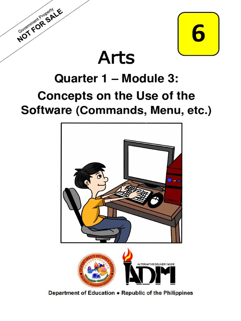 Quarter 1 Module 3 Concepts On The Use Of The Software Commands Menu Etc Pdf