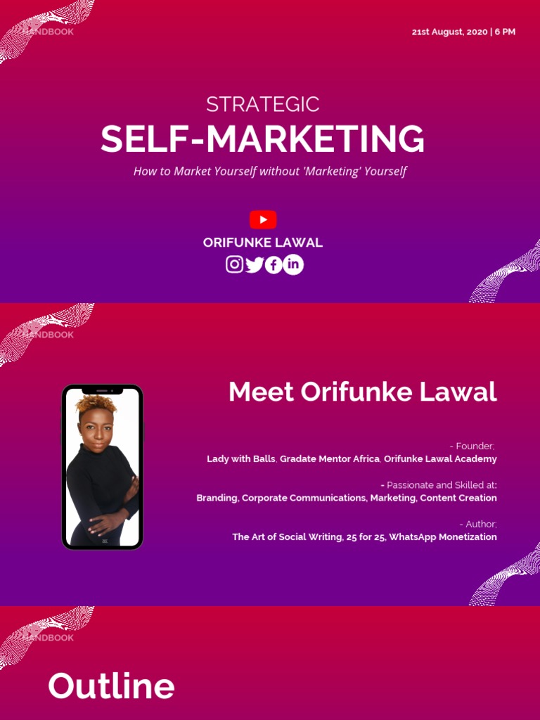 Strategic Self-Marketing Guide | PDF