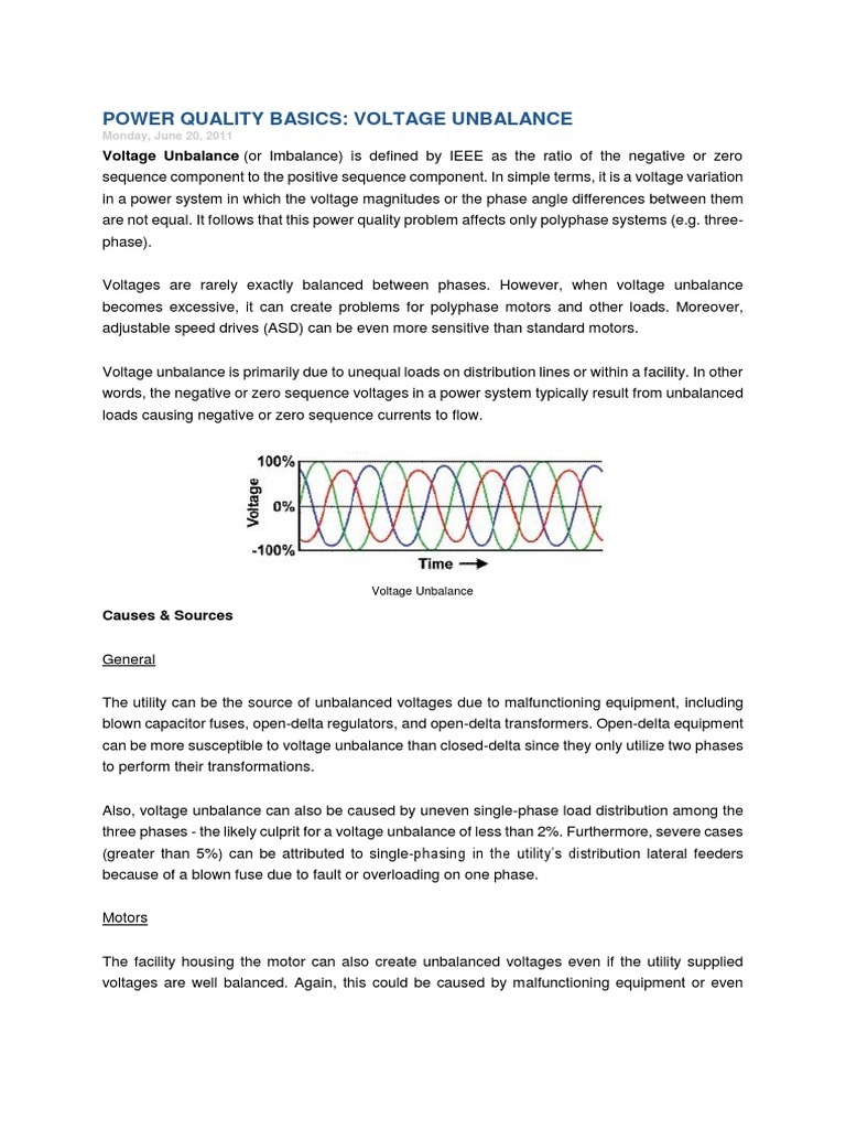 Power Quality Basics 1 | PDF
