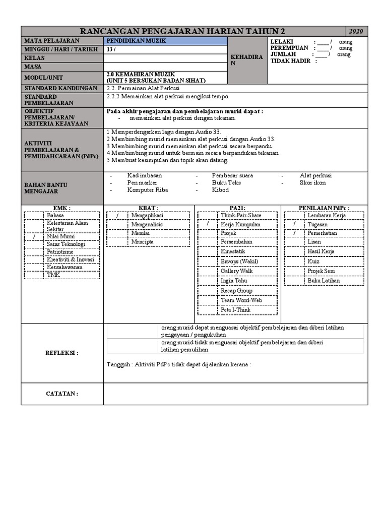 M13 Permainan Alat Perkusi 2 | PDF