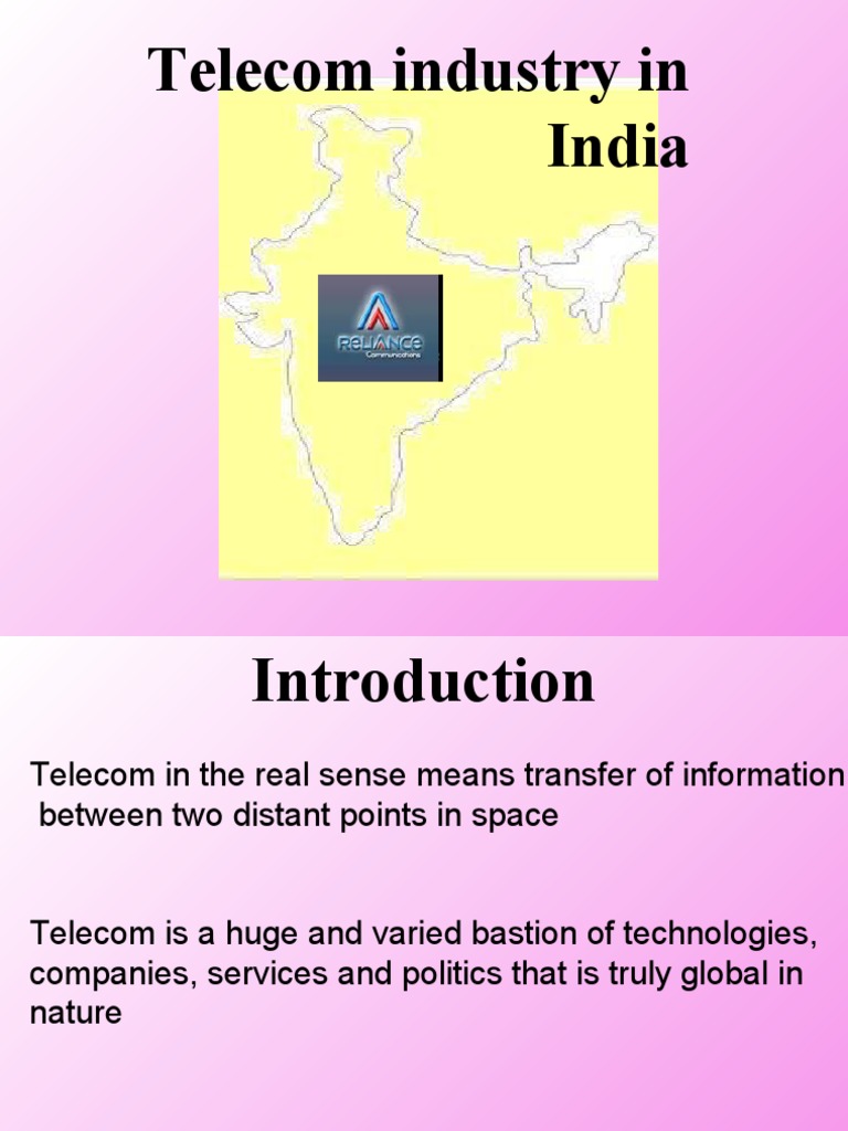 Telecom Industry in India | PDF | Telecommunications | Service Industries