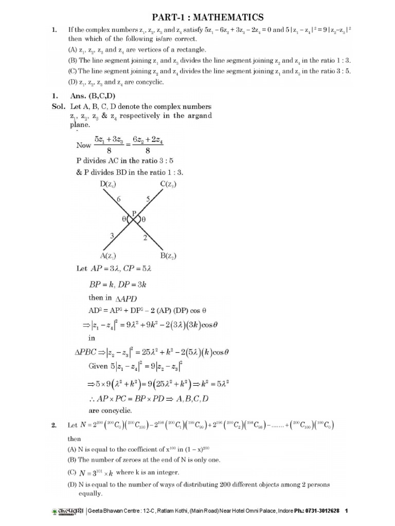 05 Sept Paper 1 Sol PDF | PDF