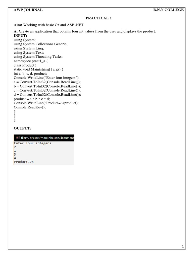 Final Awp | Download Free PDF | C Sharp (Programming Language ... Final Awp | Download Free PDF | C Sharp (Programming Language ...
