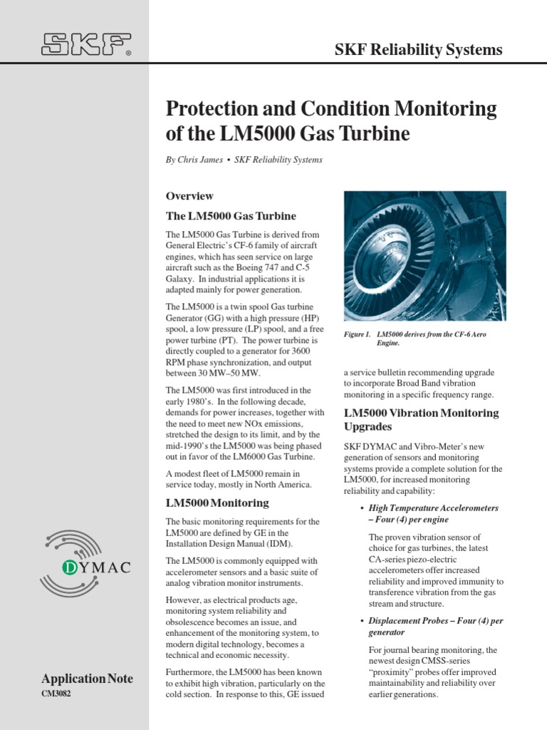 Protection and Condition Monitoring of The LM5000 Gas Turbine | PDF ...