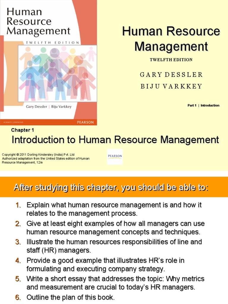 Introduction To HRM | PDF | Human Resource Management | Human Resources