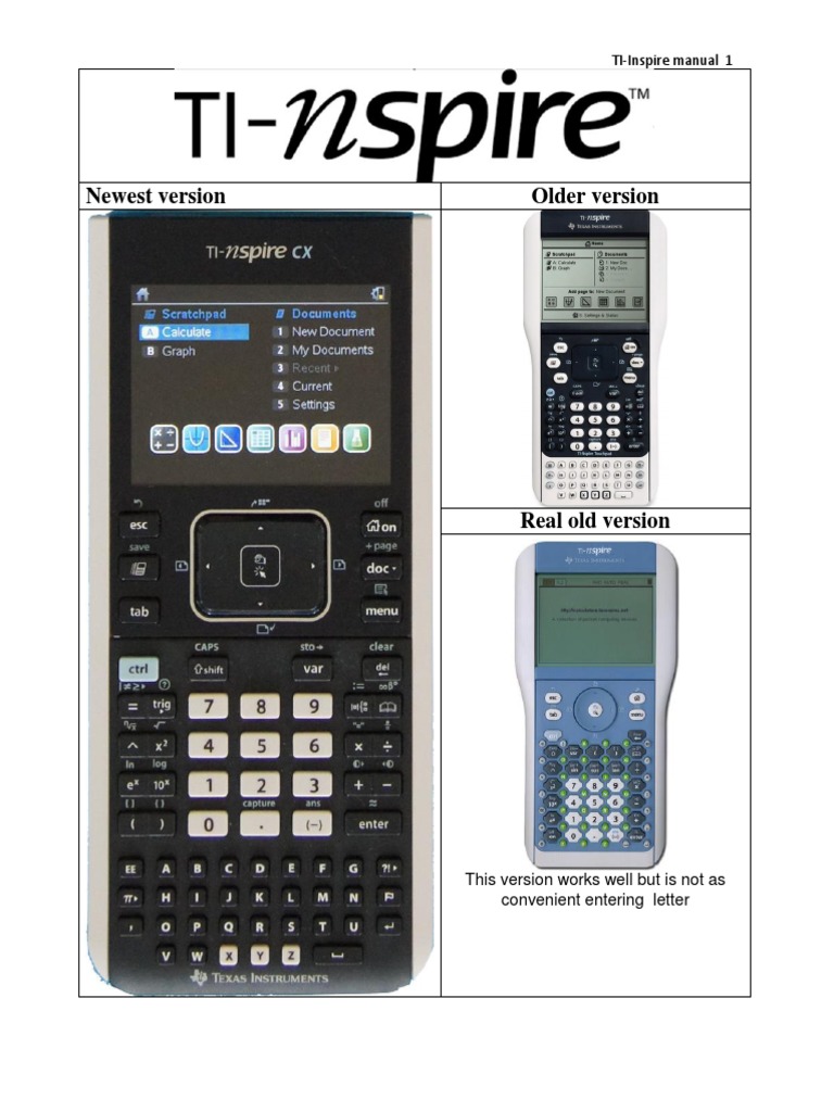 TI-Inspire Manual: Stats & Calculations | PDF | Student's T Test ...