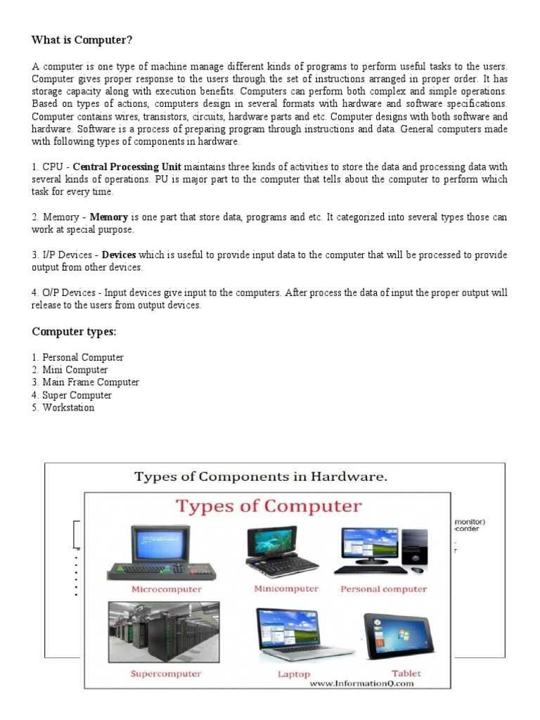 What Is Computer | PDF | Integrated Circuit | Mosfet