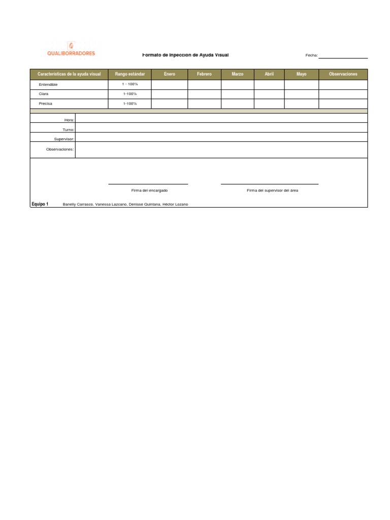 Formato de Ayuda Visual | PDF