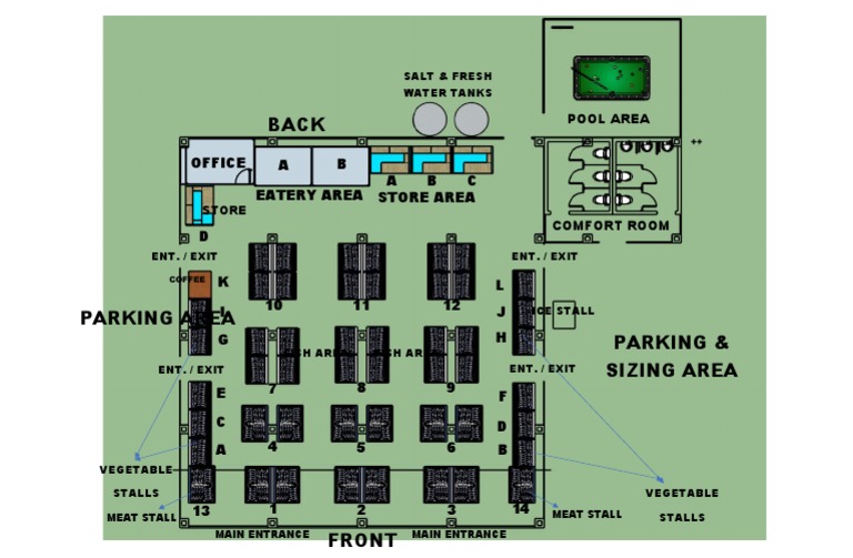 Floor Plan With Stalls Area | PDF