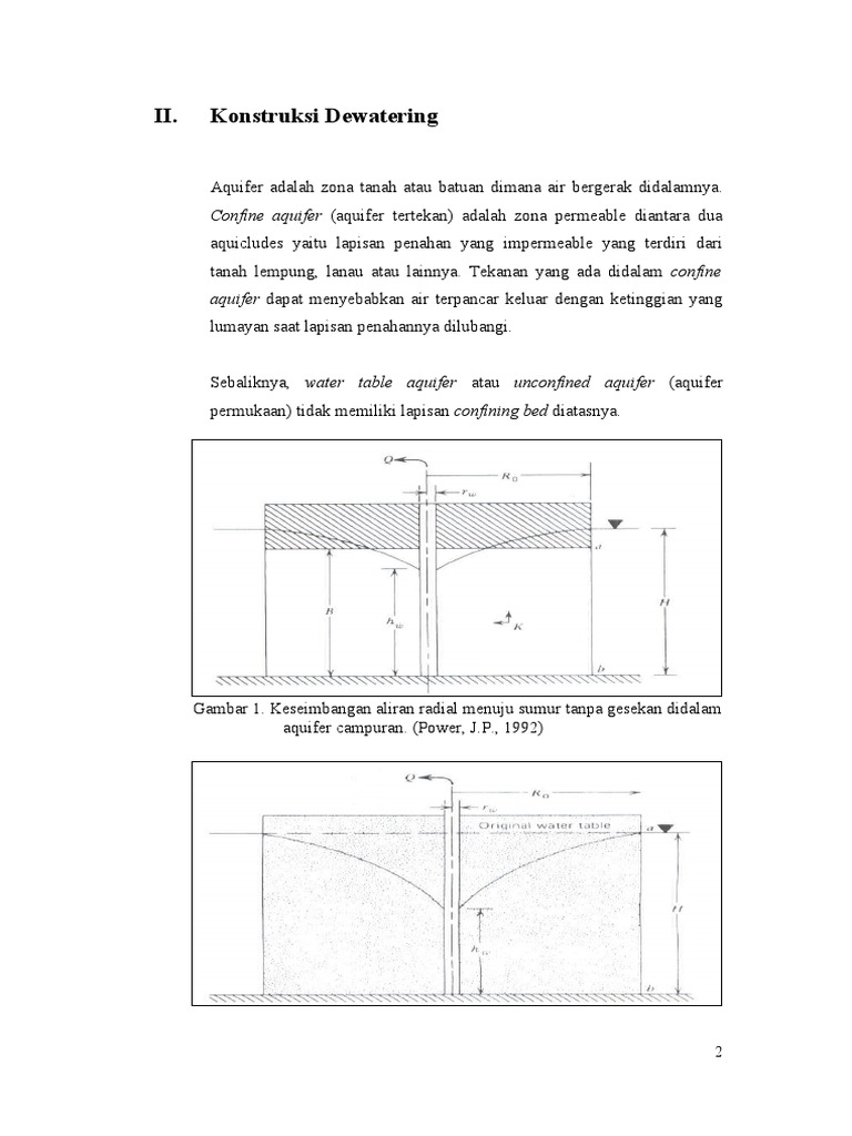 Konstruksi Dewatering | PDF
